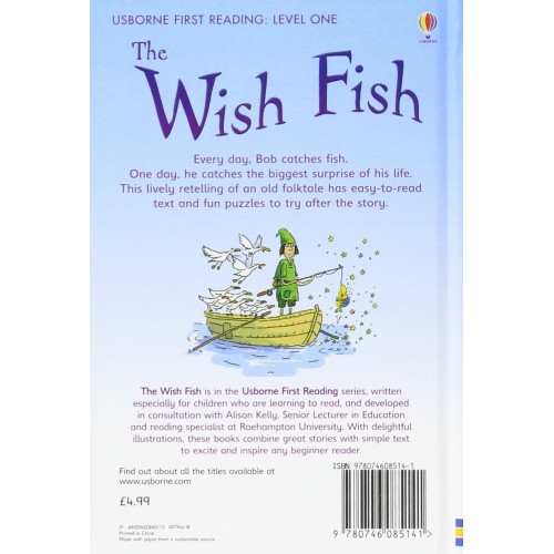 Kids - Disney Store - The Wish Fish (Usborne First Reading) used book ...